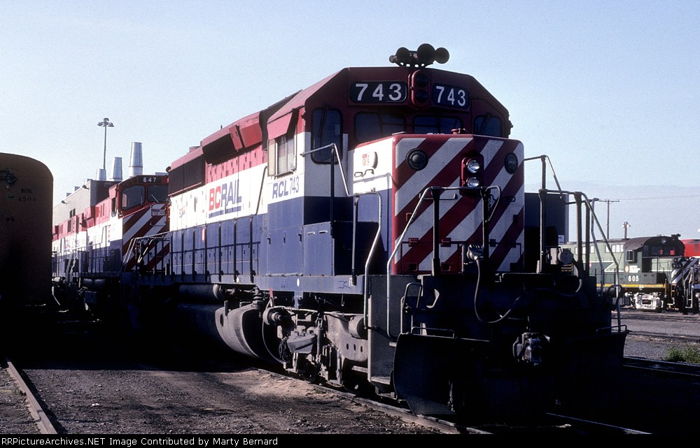 RCL 743 and BC Rail 647